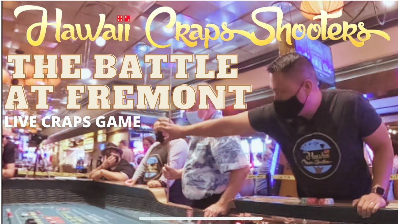 Live Craps Game! The Battle At The Fremont Casino Craps Table In ...