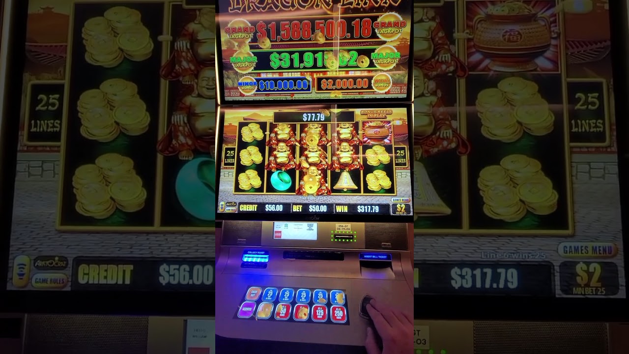Big Win On Dragon Link Slot Machine With Hand Pay | High Rrollers Play